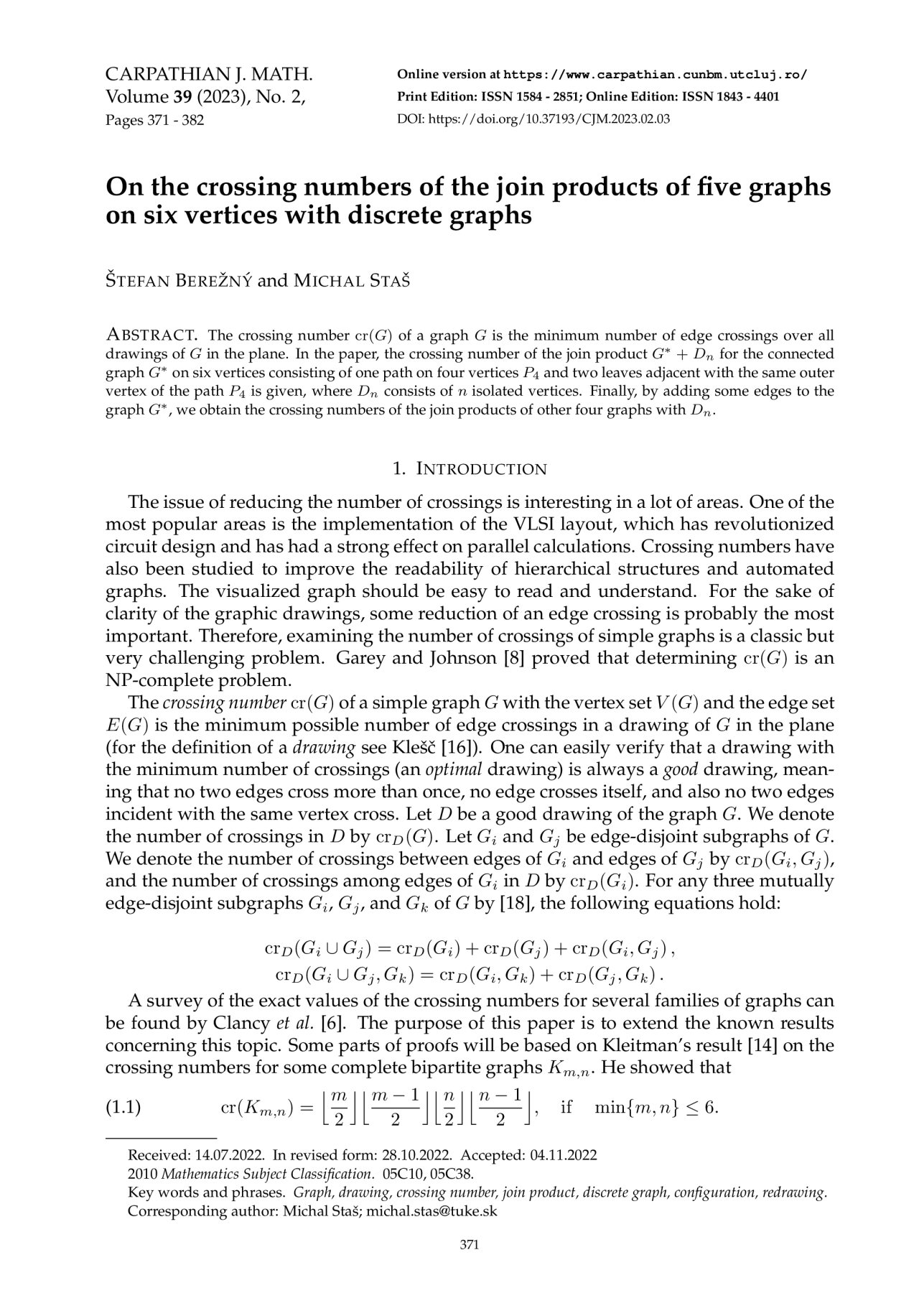 » On the crossing numbers of the join products of five graphs on six vertices with discrete graphs