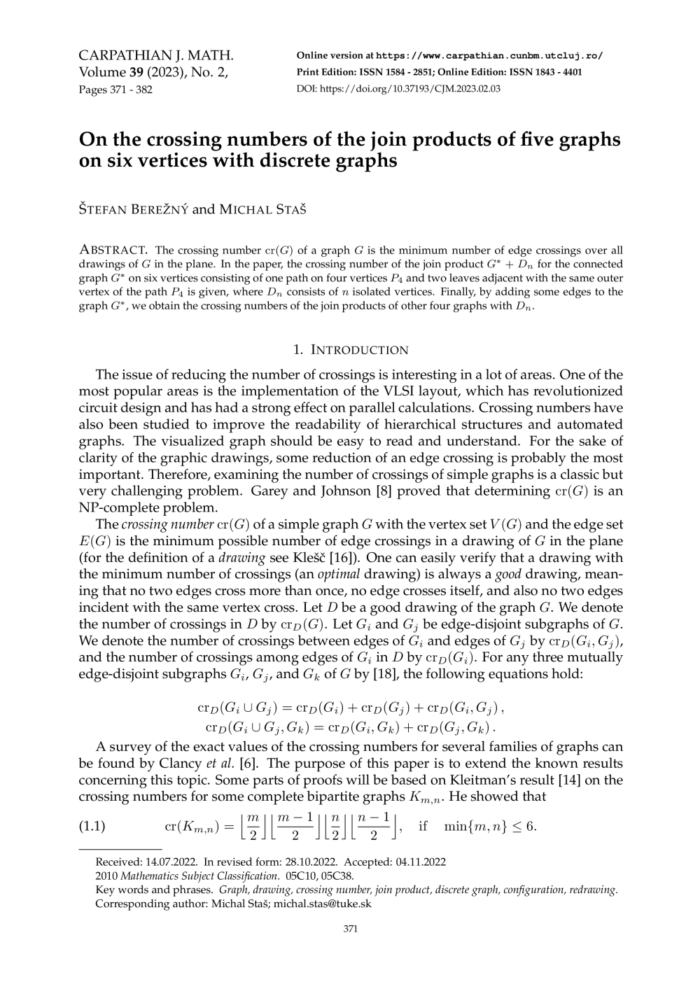 » On the crossing numbers of the join products of five graphs on six vertices with discrete graphs
