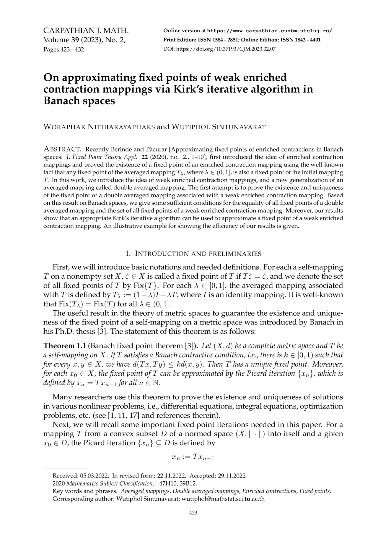 On Approximating Fixed Points Of Weak Enriched Contraction Mappings Via Kirk S Iterative